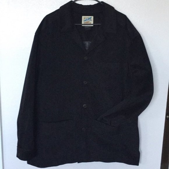 TravelSmith | Jackets & Coats | Travelsmith Mens Black Microfiber ...